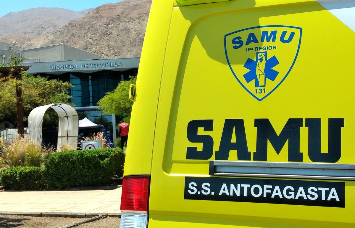 Servicio de Salud de Antofagasta tras movilización de SAMU: "Estamos a la espera de la recepción ...