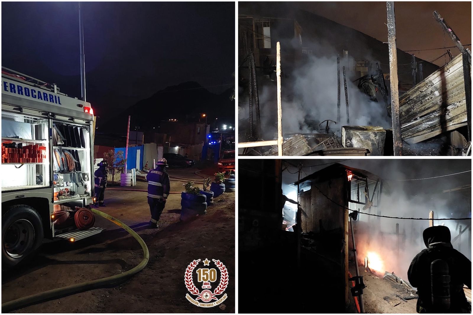 Incendio en campamento de Antofagasta dejó 12 damnificados y cinco ...