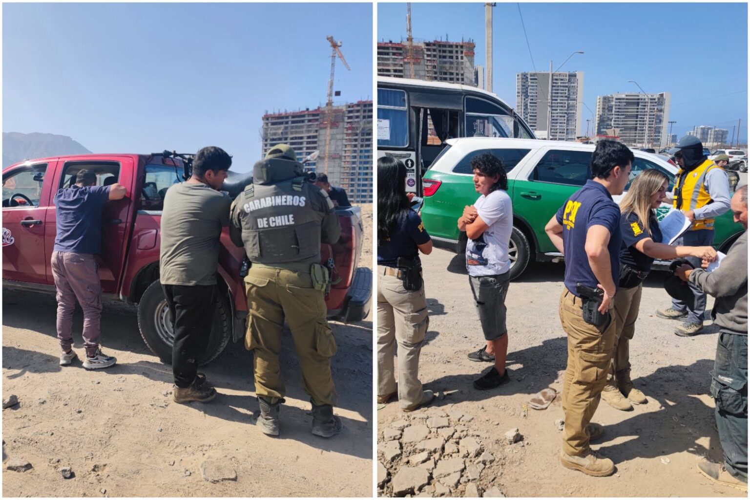 Operativo en sector La Chimba de Antofagasta dejó 2 detenidos, 5 ...