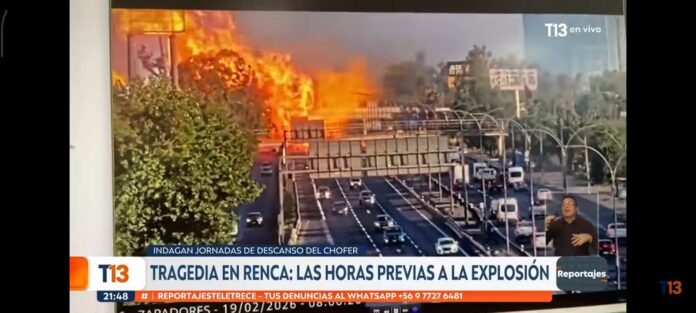 Explosión en Renca: Esposa de conductor del camión revela feo gesto de ...